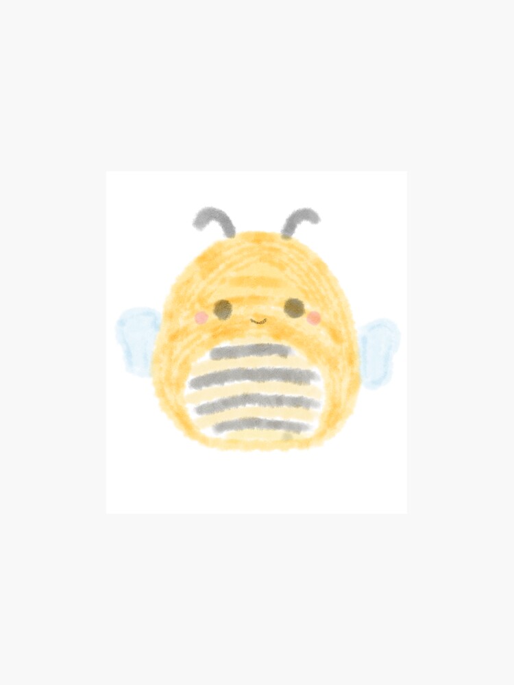 "Watercolor Squishmallow Bee" Sticker by bugsartnstuff | Redbubble