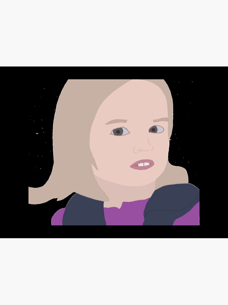 "Side eyeing chloe meme" Sticker by graceepeek | Redbubble