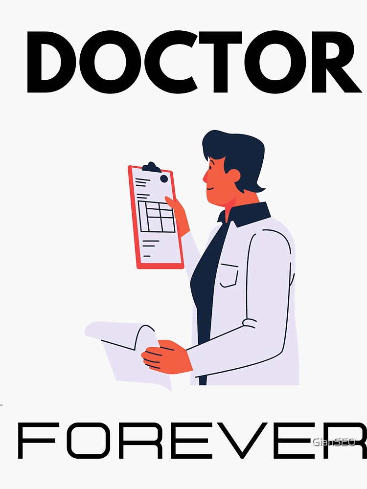 "Doctor FOREVER" Sticker by GianSEO | Redbubble