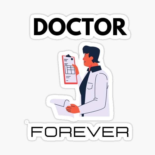 "Doctor FOREVER" Sticker by GianSEO | Redbubble