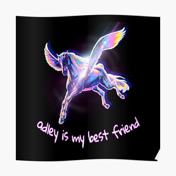 "Adley is my best friend " Poster for Sale by SandeepGombra | Redbubble
