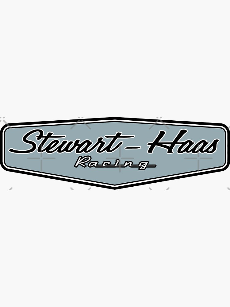 "The Racing of Stewart-Haas " Sticker by NoraroN | Redbubble