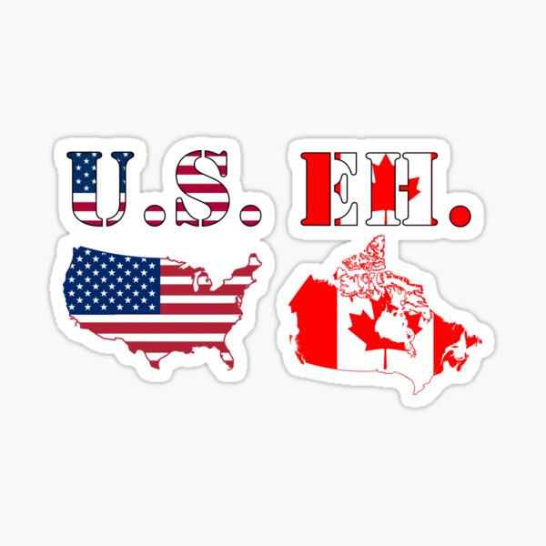 "U.S. EH." Sticker for Sale by monumental-tees | Redbubble