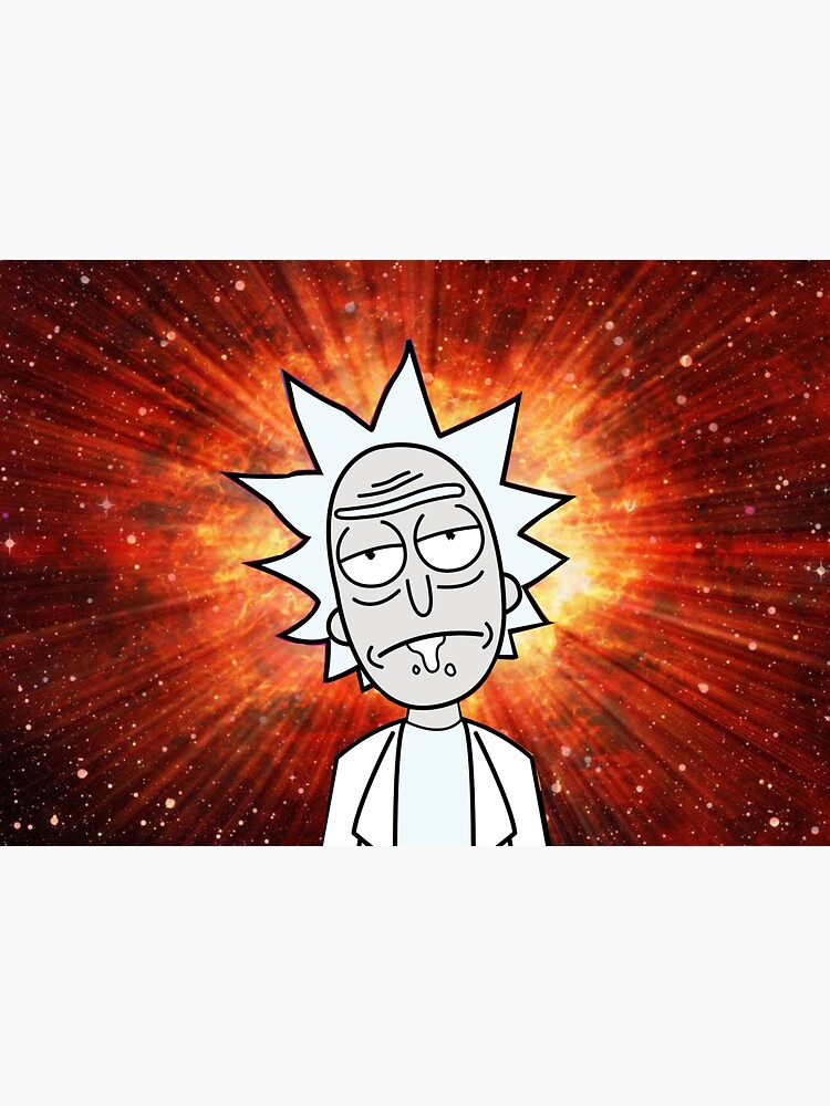 "Explosion Rick" Sticker by milos127 | Redbubble