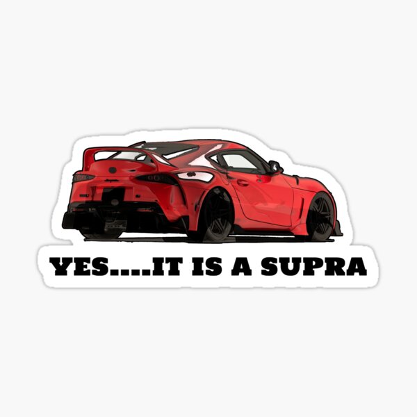 "Toyota Supra Meme" Sticker for Sale by Jrodi | Redbubble