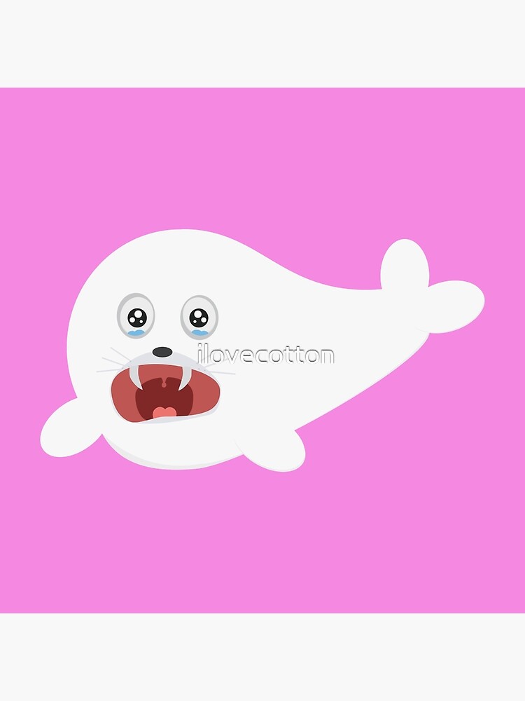 "Crying seal" Poster for Sale by ilovecotton | Redbubble