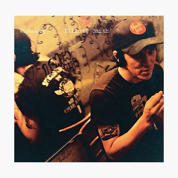 "Elliott Smith - Either Or Album Cover" Photographic Print for Sale by ...