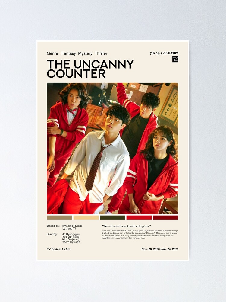 "The Uncanny Counter (2020-2021) | minimalist poster" Poster by ...
