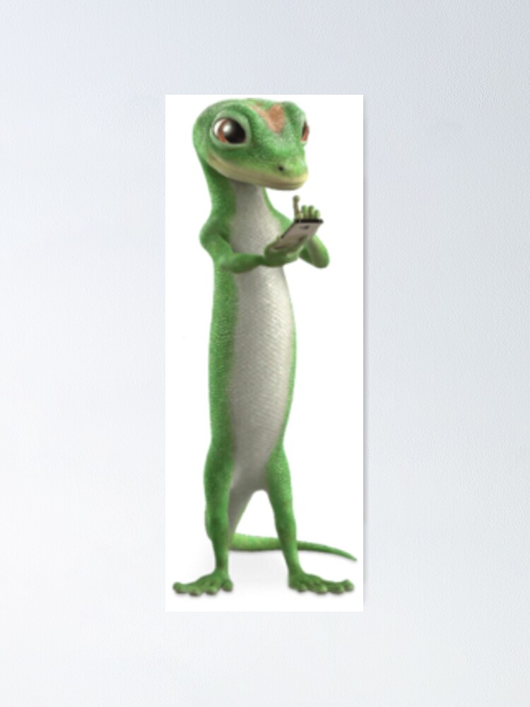 "Gecko thinking" Poster for Sale by gameshowfan2001 | Redbubble