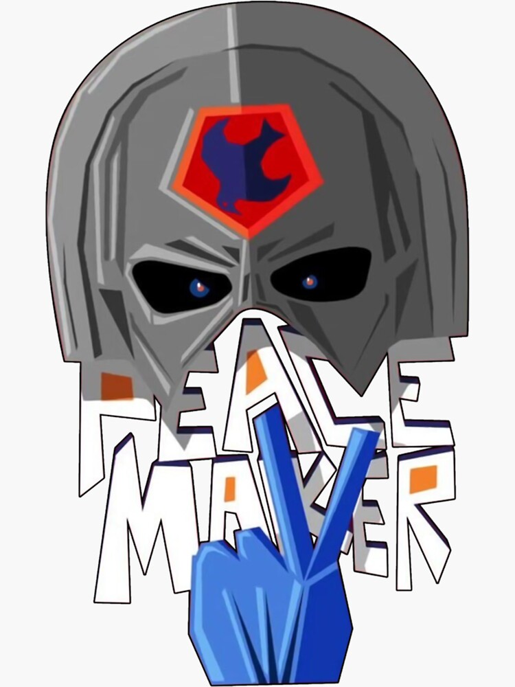 "Vigilante Peacemaker " Sticker by FFaruqDesign | Redbubble