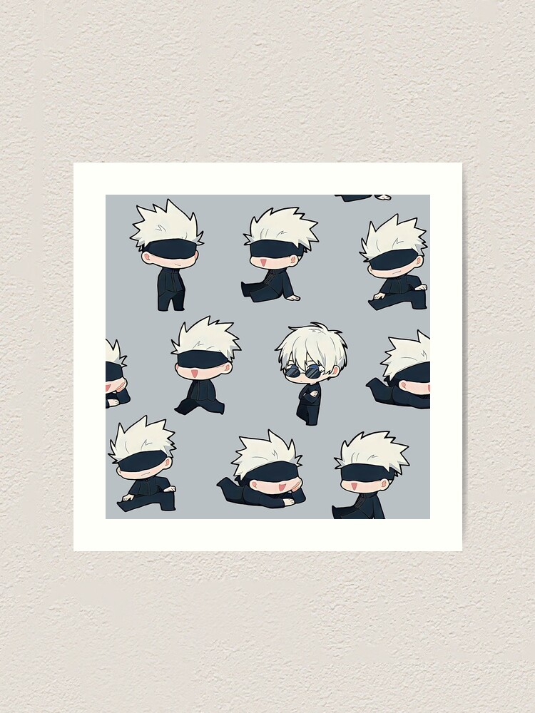 "CUTE GOJO SATORU JUJUTSU KAISEN ANIME" Art Print for Sale by ...