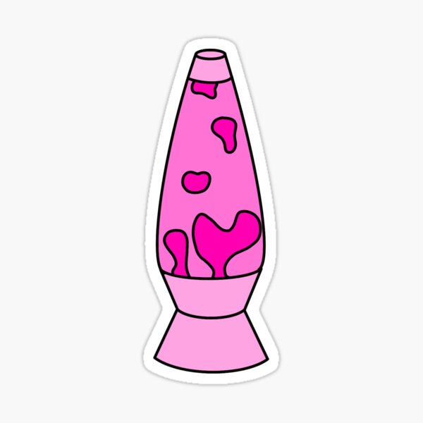 "Pink Lava Lamp" Sticker by hopeflovell | Redbubble