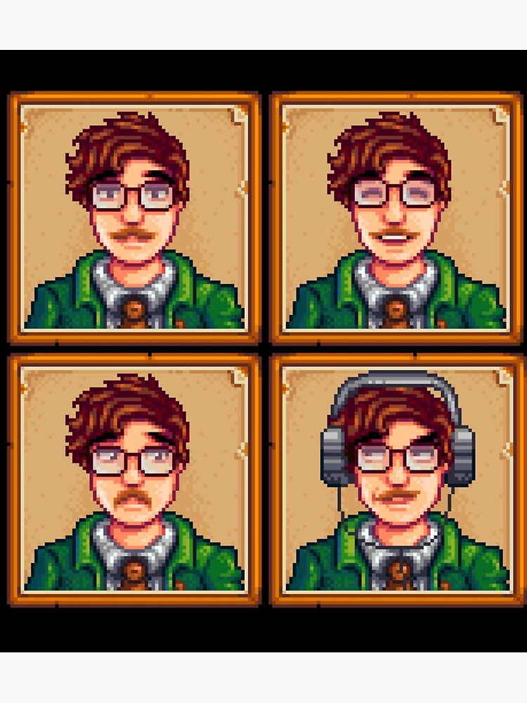 "Stardew Valley - Harvey Sticker" Poster by BradyCrai91 | Redbubble