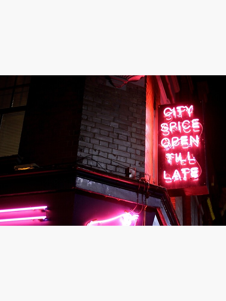 "Brick Lane, open till late" Poster for Sale by shehasnostrings | Redbubble