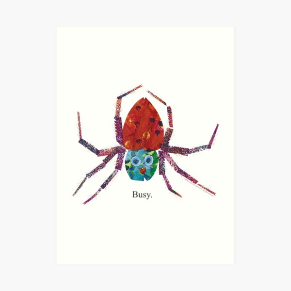 "Eric Carle Busy Spider" Art Print for Sale by DanielaVogel | Redbubble