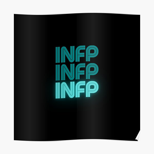 "INFP Personality Type Art. MBTI Art. INFP Gift. MBTI Gift" Poster by ...