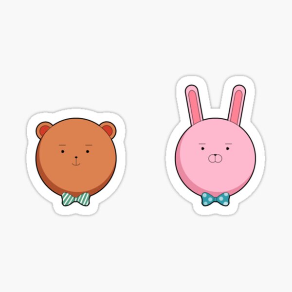 "Life Lessons with Uramichi Oniisan - Usao and Kumao " Sticker by ...