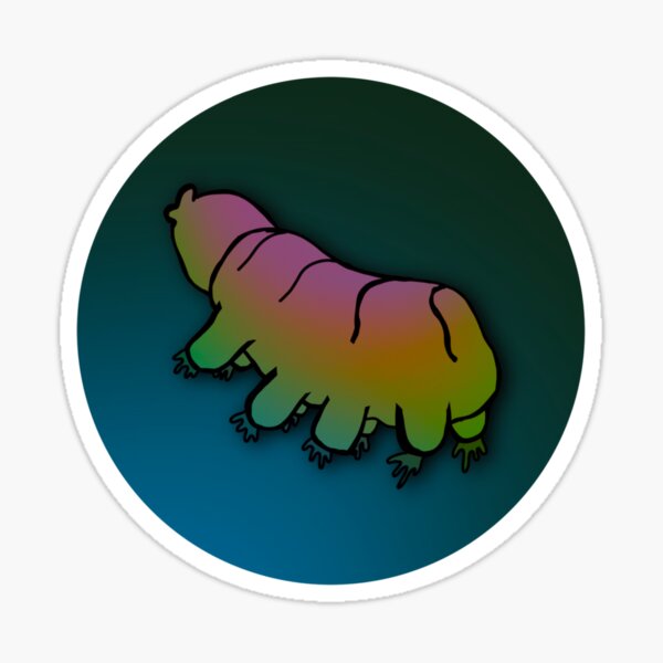 "Water Bear" Sticker by ImbueHue | Redbubble