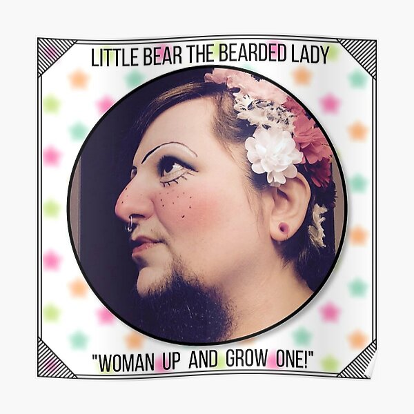 Bearded Lady Posters | Redbubble