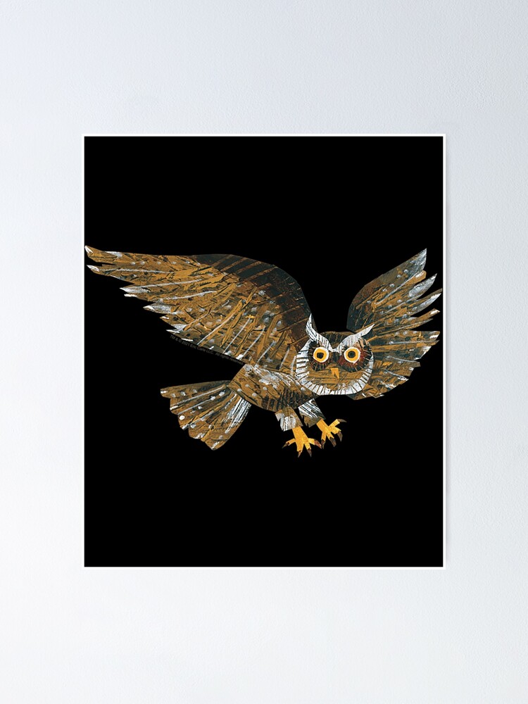 "Eric Carle The Owl" Poster for Sale by DanielaVogel | Redbubble