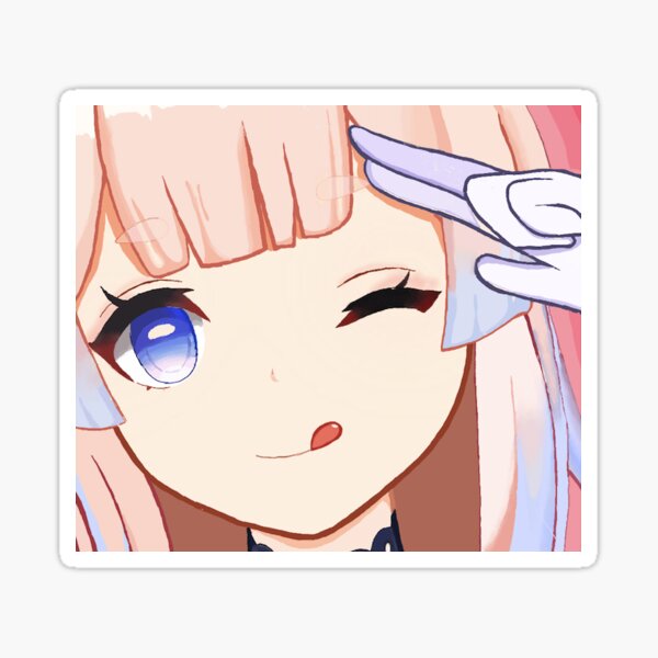 "kokomi sticker genshin impact " Sticker by Genshingirl | Redbubble