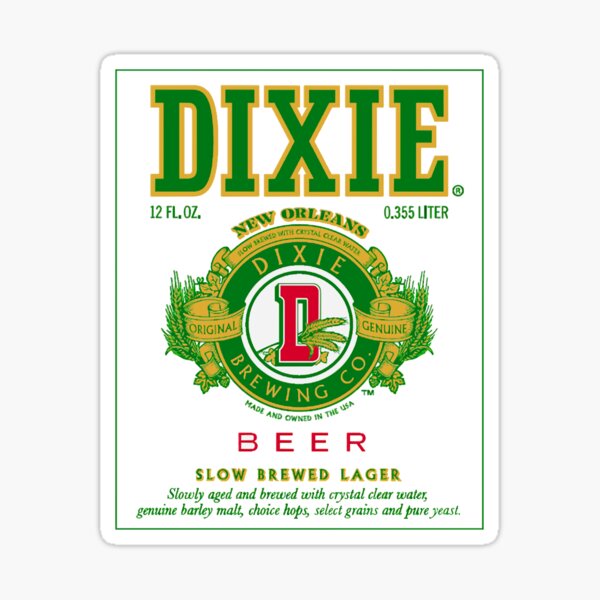 "DIXIE BEER LOGO Classic T-Shirt" Sticker by Wyttas51 | Redbubble
