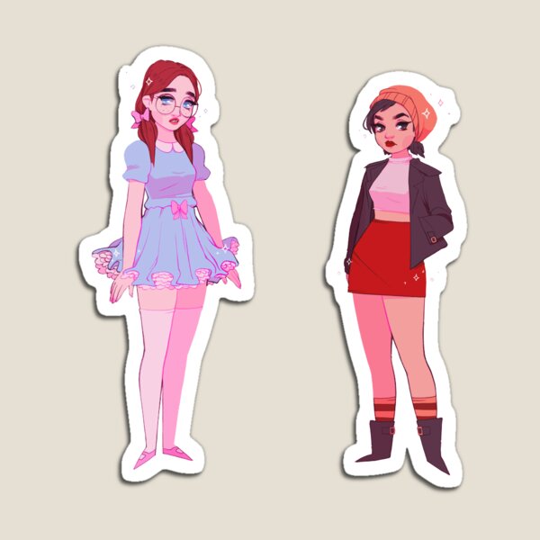 "gretchen & spinelli" Magnet for Sale by monstergf | Redbubble