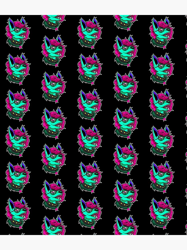 "Emo Punk Rock Wolf Furry Fursona" Backpack for Sale by karmonoaji ...