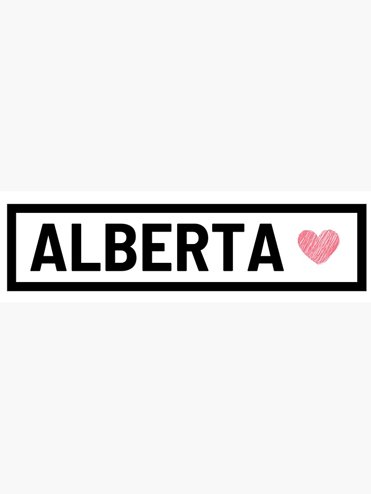 "Alberta" Sticker by TravelStudio | Redbubble