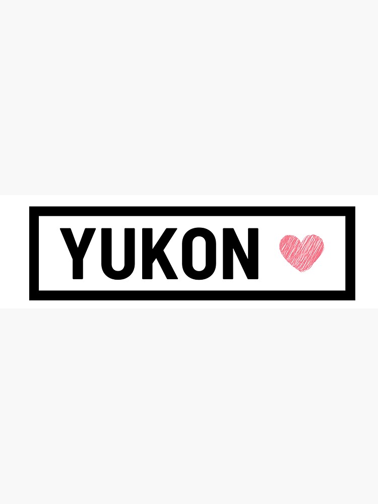 "Yukon " Sticker by TravelStudio | Redbubble