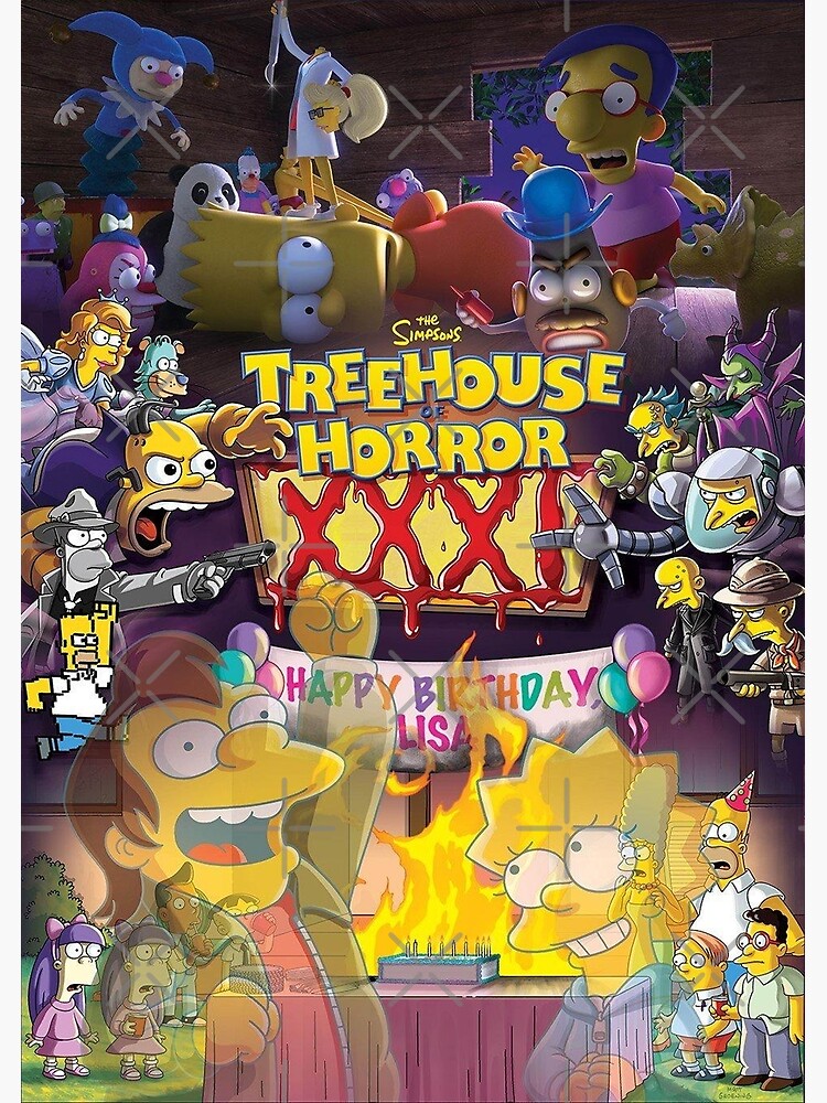Treehouse Of Horror XXXI Premium Matte Vertical Poster Designed & Sold ...