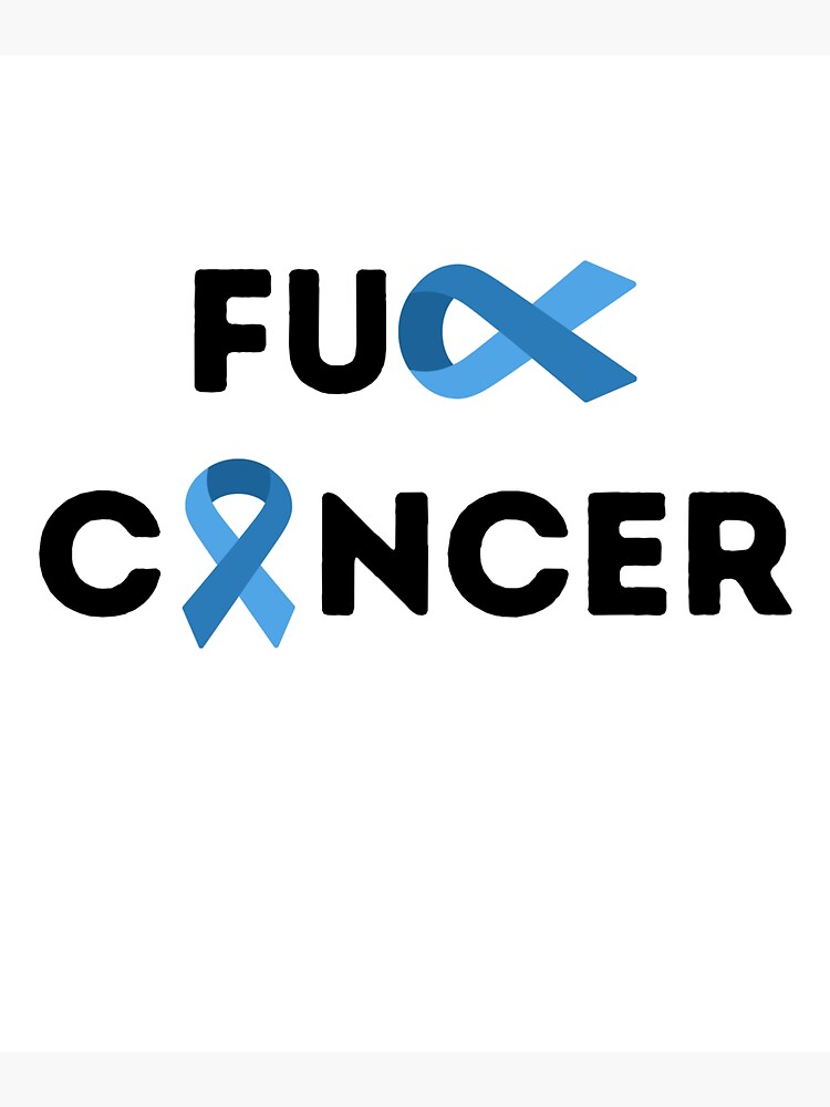 "F Cancer" Sticker by OttenShop | Redbubble
