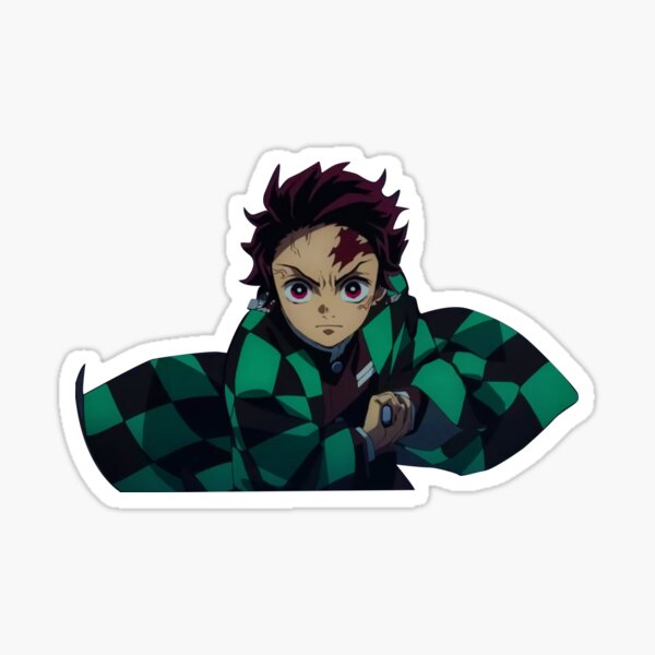 "tanjiro demon slayer" Sticker by VitrAlve | Redbubble