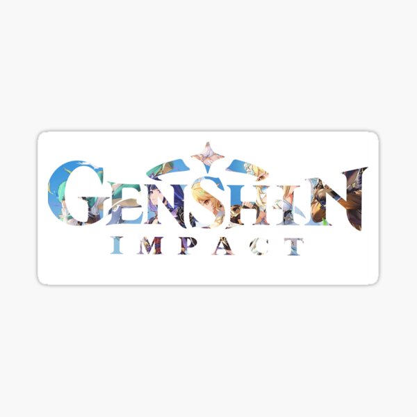 "genshin impact characters " Sticker for Sale by Genshingirl | Redbubble