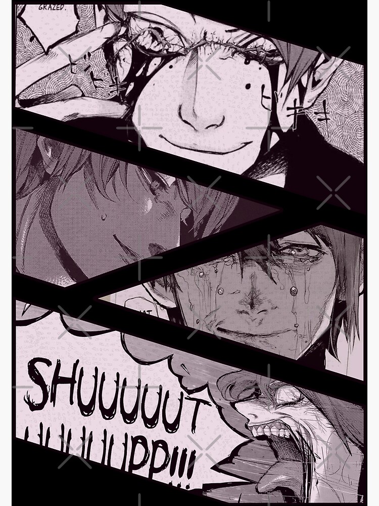 Shuu Tsukiyama Tokyo Ghoul Tokyo Guru Manga Panel Design Poster For Sale By Animedesignshop