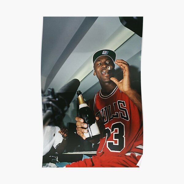 "Michael Jordan Smoking cigar Poster" Poster by marysedlak | Redbubble