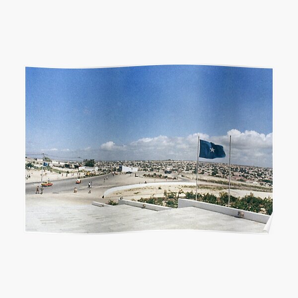 "The skyline of Mogadishu Somalia 1972" Poster by VintageSomalia ...