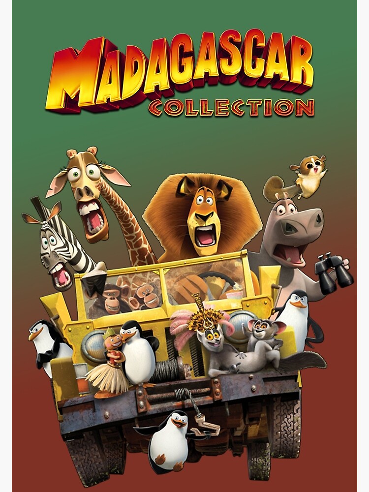 "Madagascar Animation" Poster by lavinahexand | Redbubble