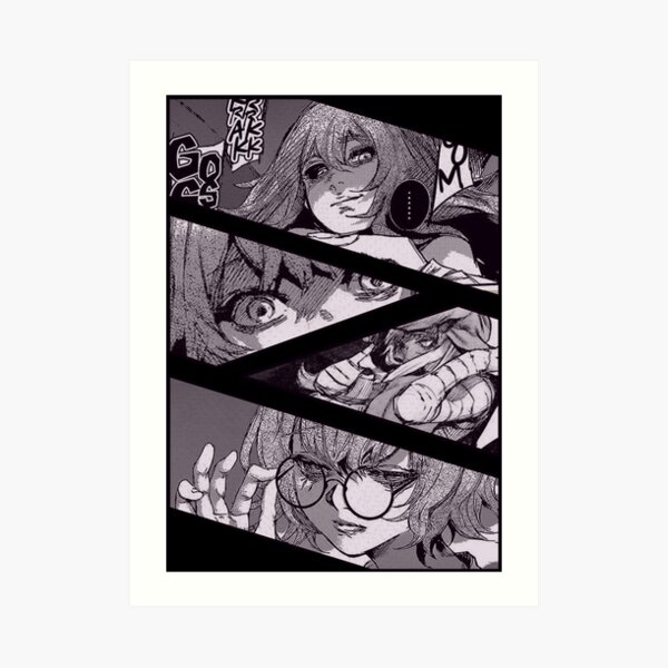 "Eto Yoshimura Tokyo Ghoul Tokyo Guru Manga Panel Design" Art Print for ...