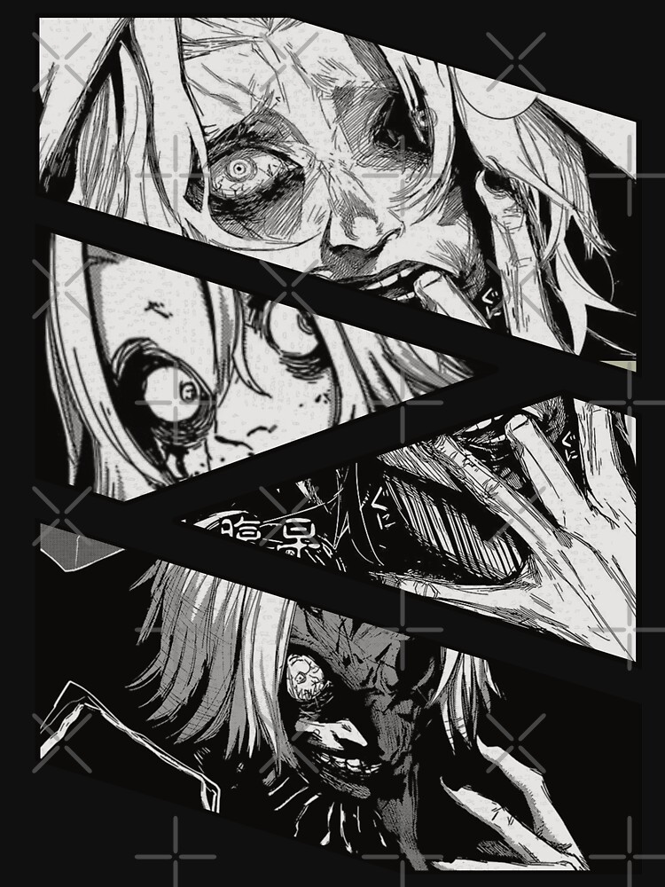 "Seidou Takizawa Tokyo Ghoul Tokyo Guru Manga Panel Design" T-shirt for ...
