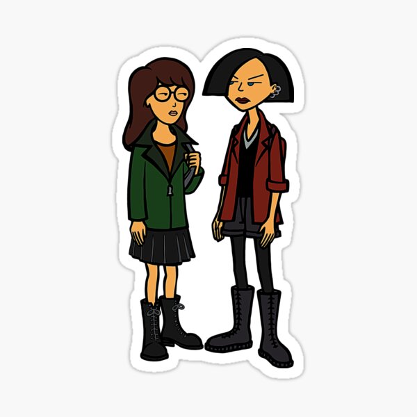 "Daria" Sticker for Sale by raymonmasu | Redbubble