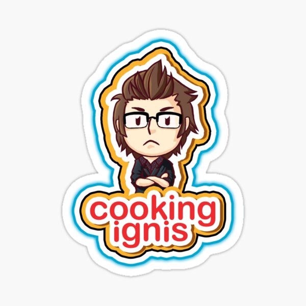 "Cooking Ignis" Sticker by AsiaYe | Redbubble