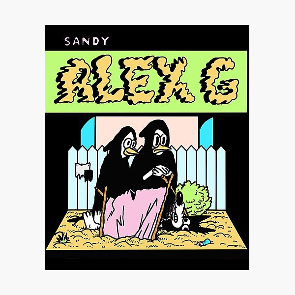 "Alex G dead logo " Photographic Print for Sale by MKUltraFabs | Redbubble