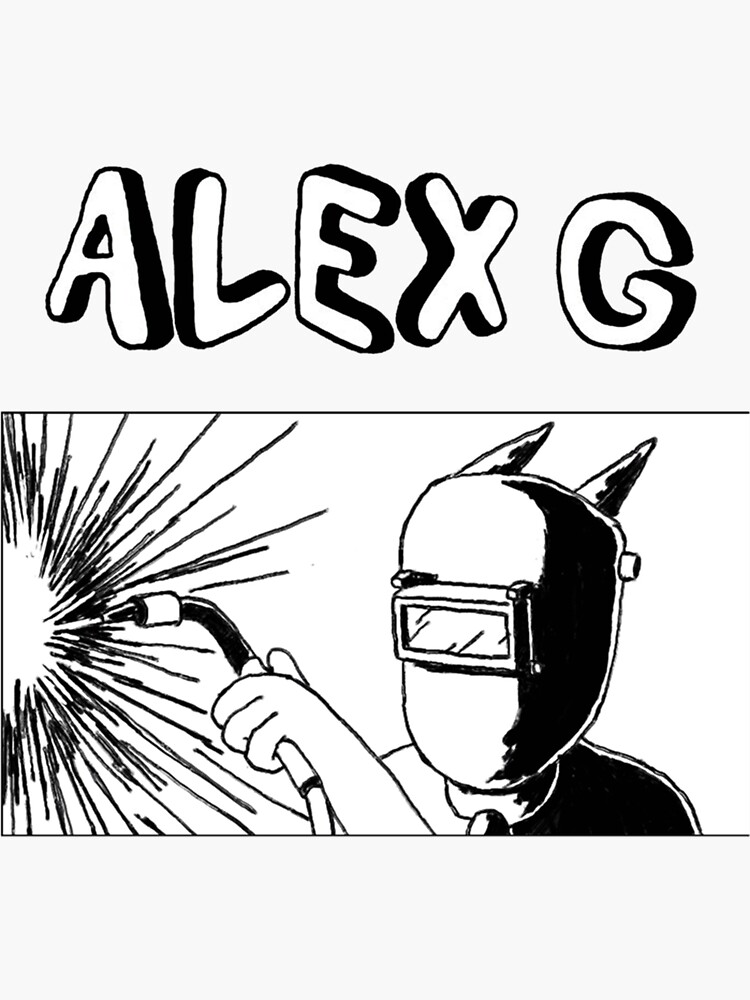 "Alex G Welder logo " Sticker by MKUltraFabs | Redbubble