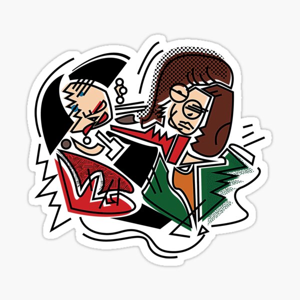 "Daria" Sticker for Sale by raymonmasu | Redbubble