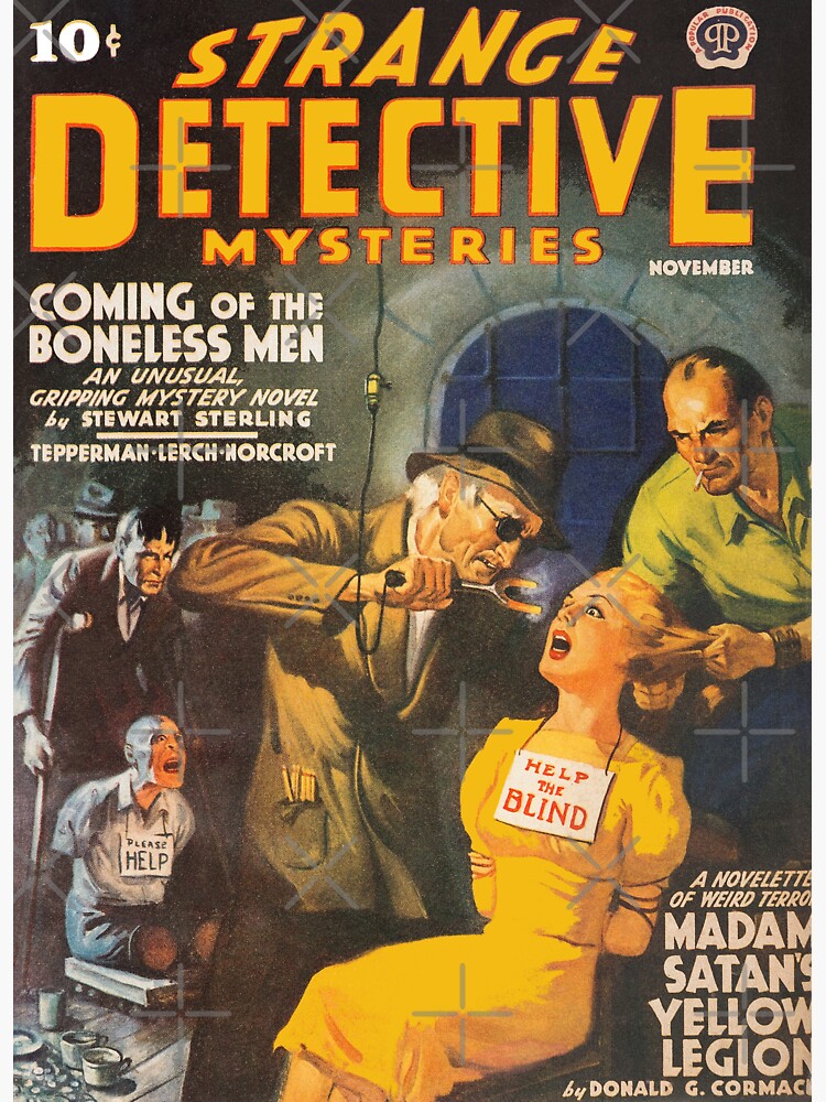 "Strange Detective Mysteries Blending Folter Vintage Mystery Crime Pulp ...