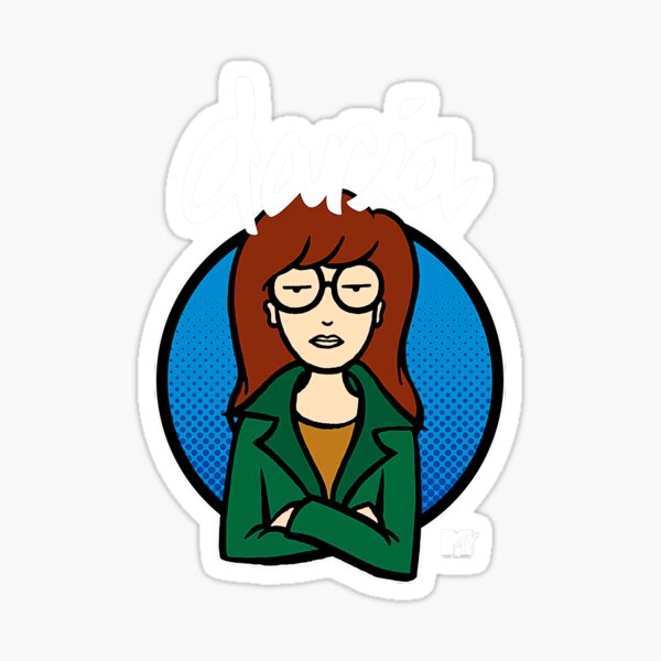 "Daria" Sticker for Sale by raymonmasu | Redbubble