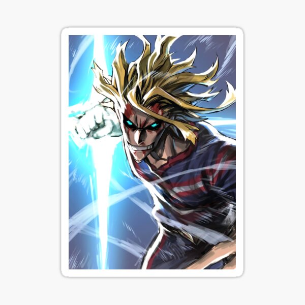 "All Might My Hero Academia" Sticker by delfinart | Redbubble