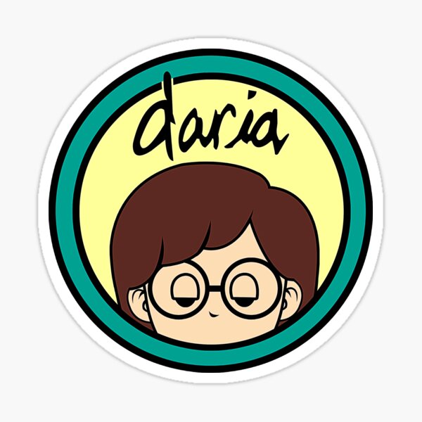 "Daria" Sticker for Sale by raymonmasu | Redbubble