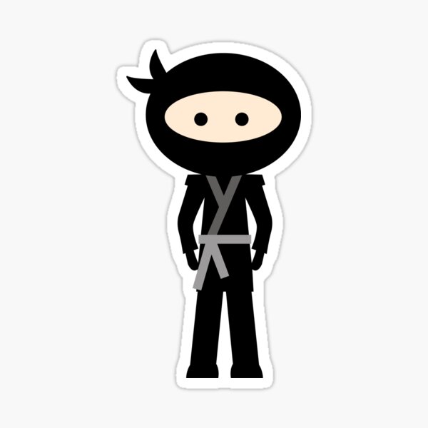 "Ninja Cybersecurity Engineer Cyber Ninja" Sticker by dorenspl | Redbubble
